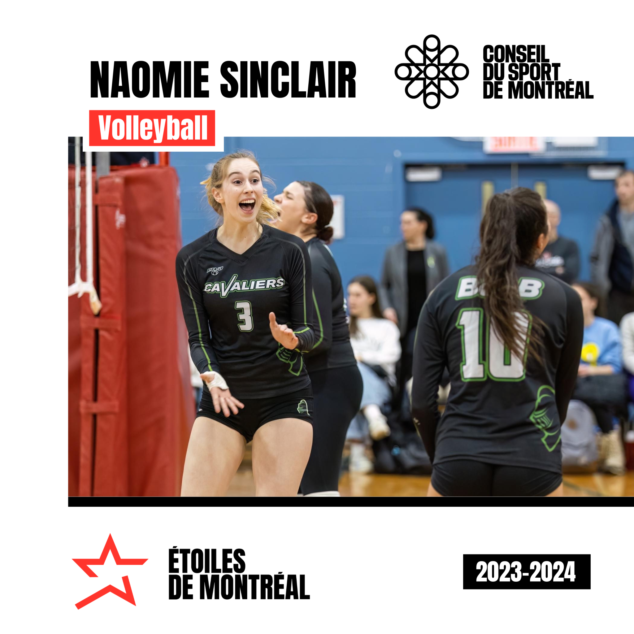 Étoiles de Montréal: cohort 2023-24 - Conseil du Sport de Montréal